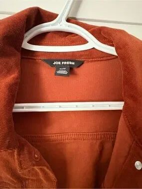 Joe Fresh | Jackets & Coats | Joe Fresh Burnt Orange Corduroy Bomber ...